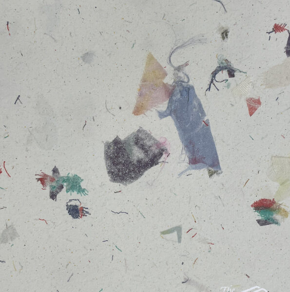 Recycled Paper with Coloured Fabric Pieces – The Papermill
