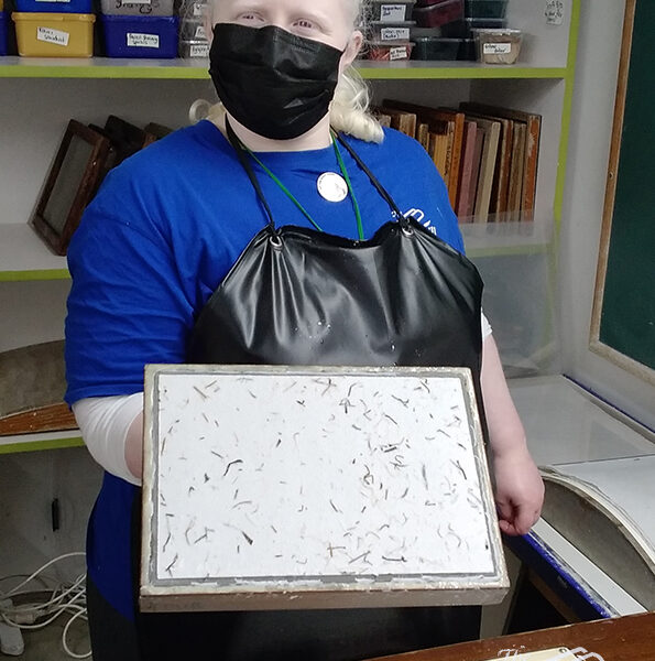 Recycled Paper with Wild Ginger – The Papermill